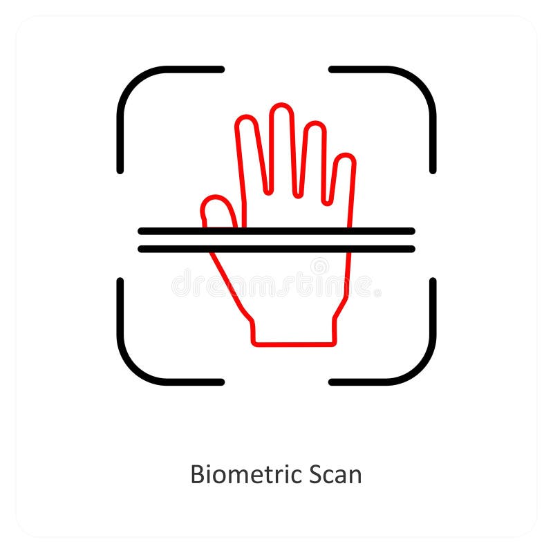 Biometric Scan stock illustration. Illustration of recognition - 338190760