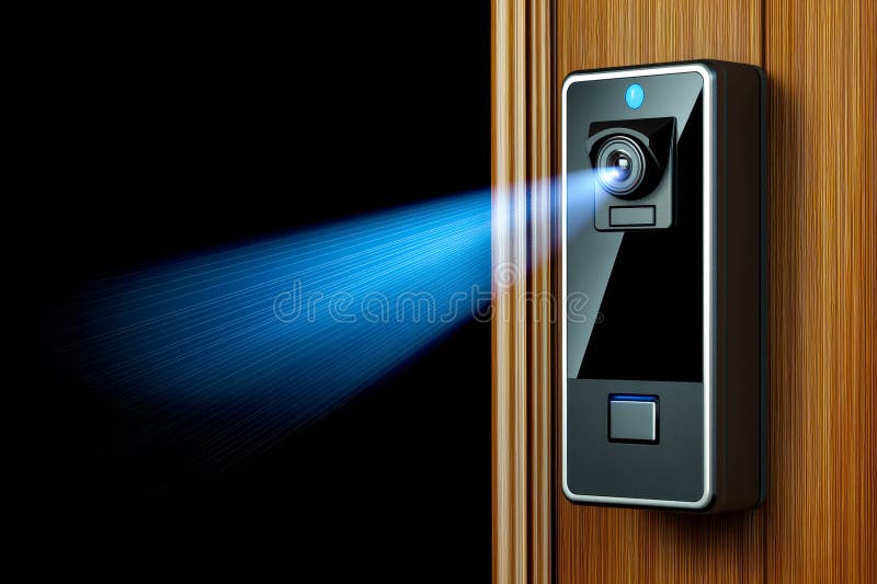 Biometric Scanner in Doorframe Captures Data with Pulses of Light for ...