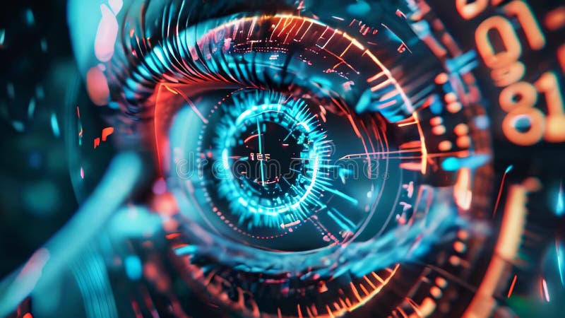 Biometric Scanning, Human Identification and Identity Concept Stock ...