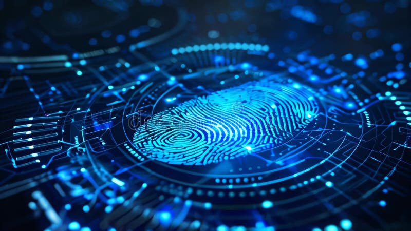 Biometric Scanning, Human Identification and Identity Concept Stock ...