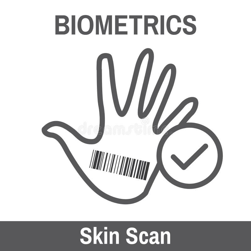 Biometric Scanning stock vector. Illustration of recognition - 90565420