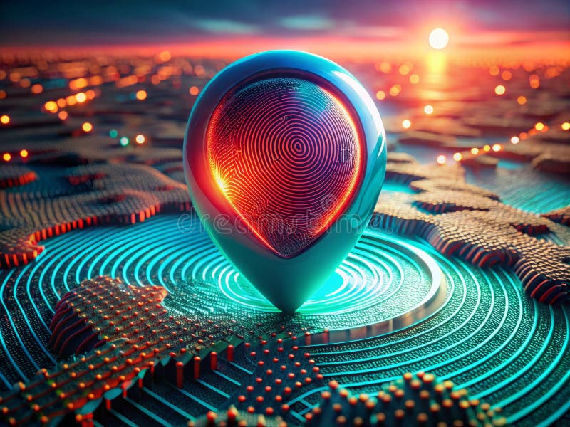 Biometric Security Pin Location System a Worms Eye View of Fingerprint ...