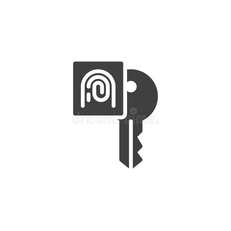 Biometric Verification Vector Icon Stock Vector - Illustration of ...