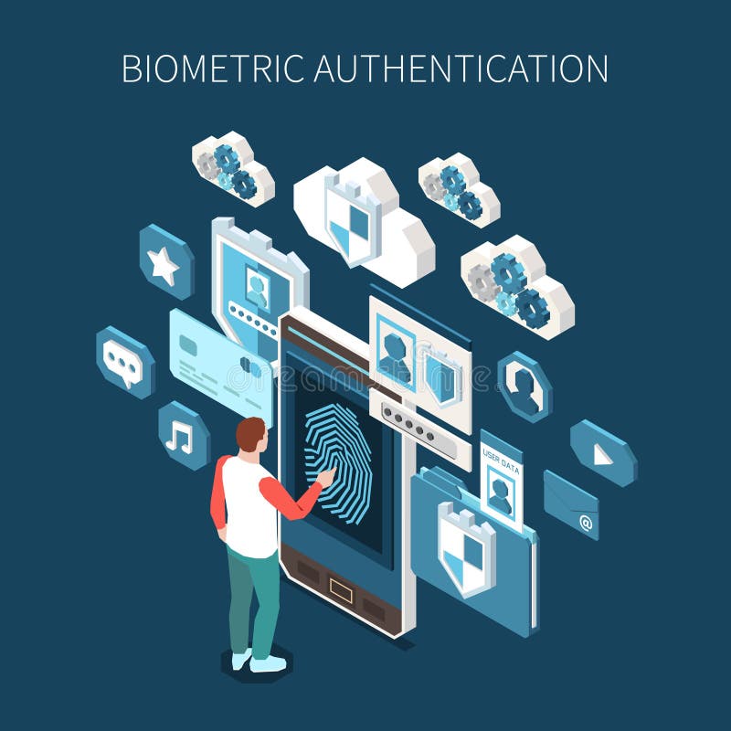 Biometric Authentication Icons Stock Illustrations – 815 Biometric ...