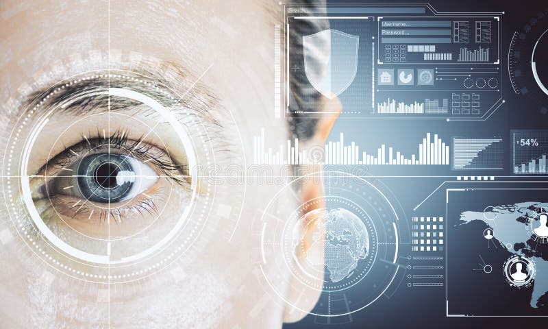Biometrics, Id and Future Concept Stock Photo - Image of exposure ... Biometrics, Id and Future Concept Stock Photo - Image of exposure ...