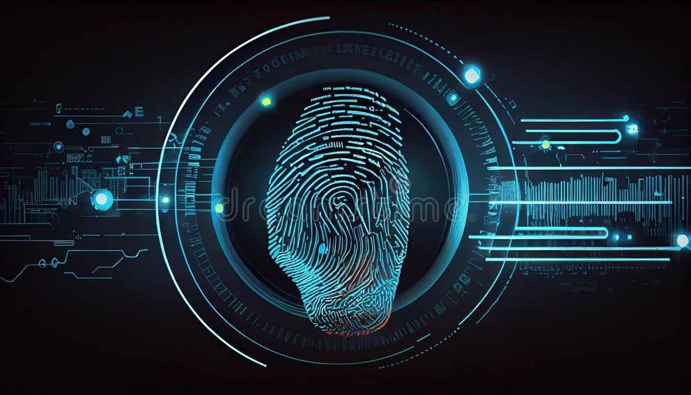 Biometrics Security Innovation Technology Concept Securing Personal ...