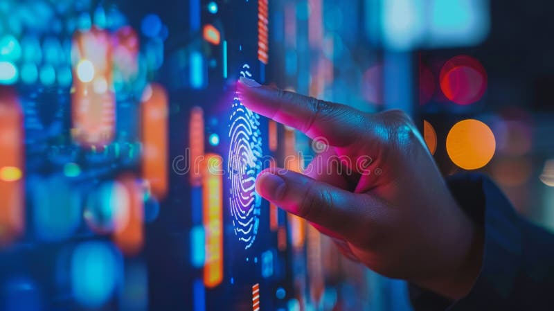 Biometrics Security System. Advanced Biometric Security Technology with ...