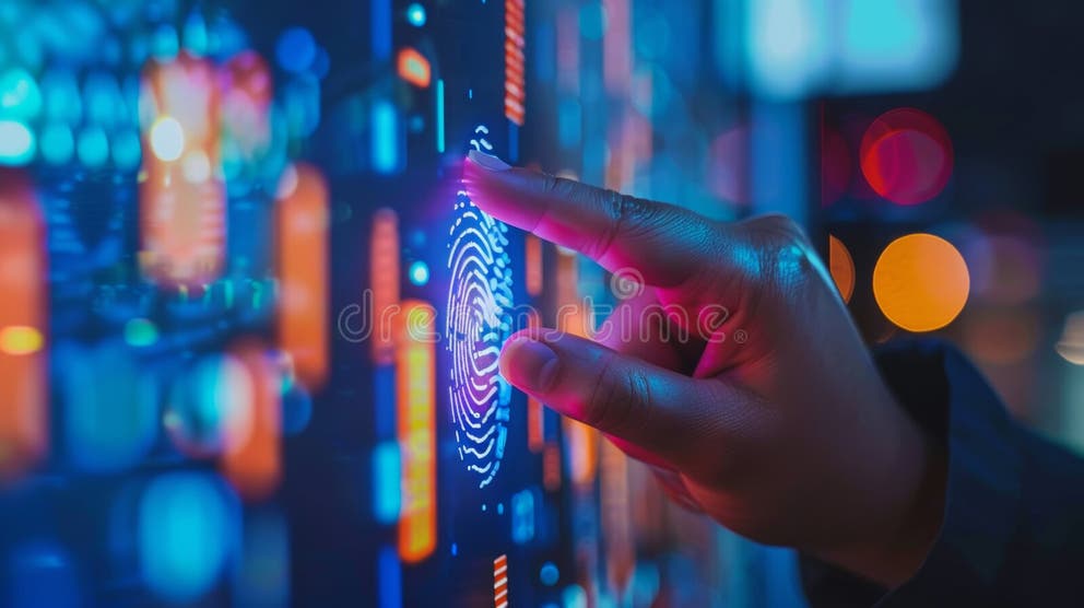 Biometrics Security System. Advanced Biometric Security Technology with ...