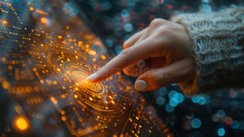 Biometrics Security System. Advanced Biometric Security Technology with ...