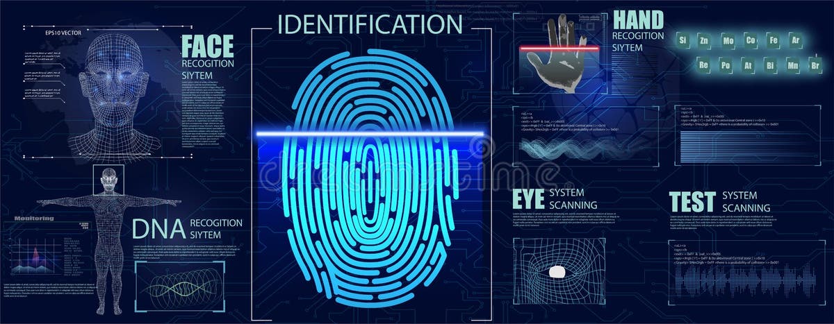 Biometrics Elements Stock Illustrations – 651 Biometrics Elements Stock ...