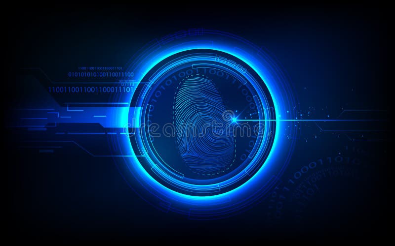 Biometrics Technology stock vector. Illustration of confidential - 25738335