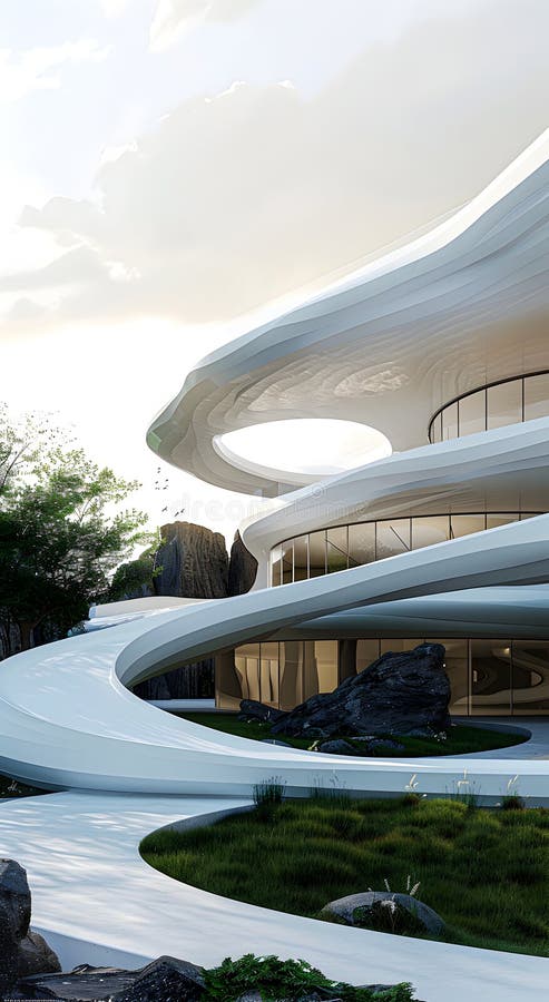 Biomimetic Architecture. a Building Design Inspired by the Snail Shell ...