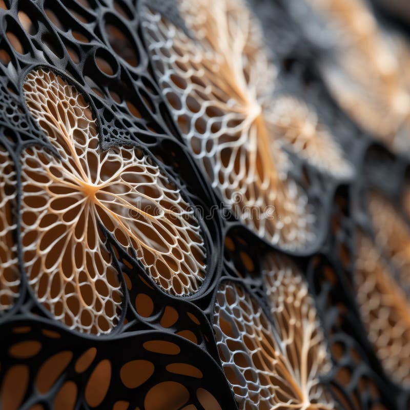 Biomimicry-inspired 3d Printing with Intricate Lace Patterns Stock ...