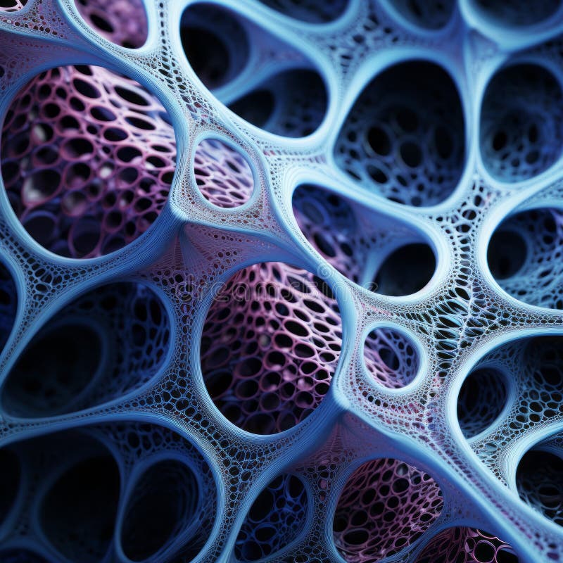 Biomimicry-inspired Computer Vision Background with Lace Patterns Stock ...