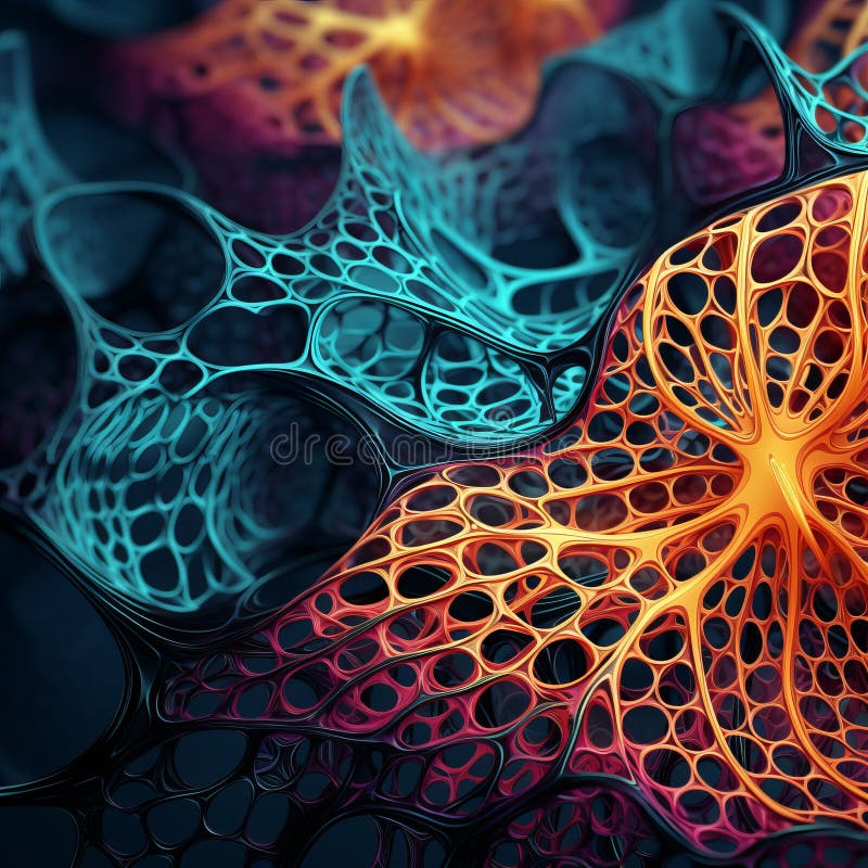 Biomimicry-inspired 3d Desktop Wallpaper with Intricate Lace Patterns ...