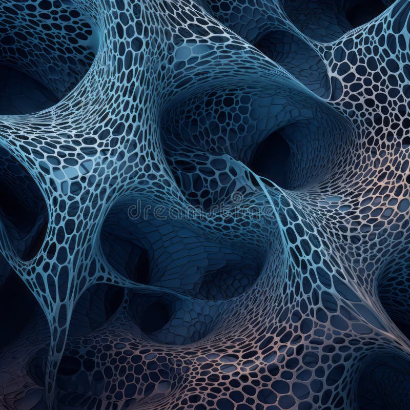 Biomimicry-inspired Network Administration Background with Lace ...
