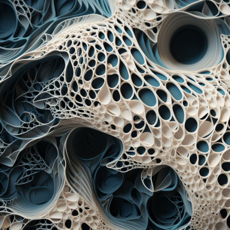 Biomimicry-inspired Fintech Background with Lace Patterns and ...