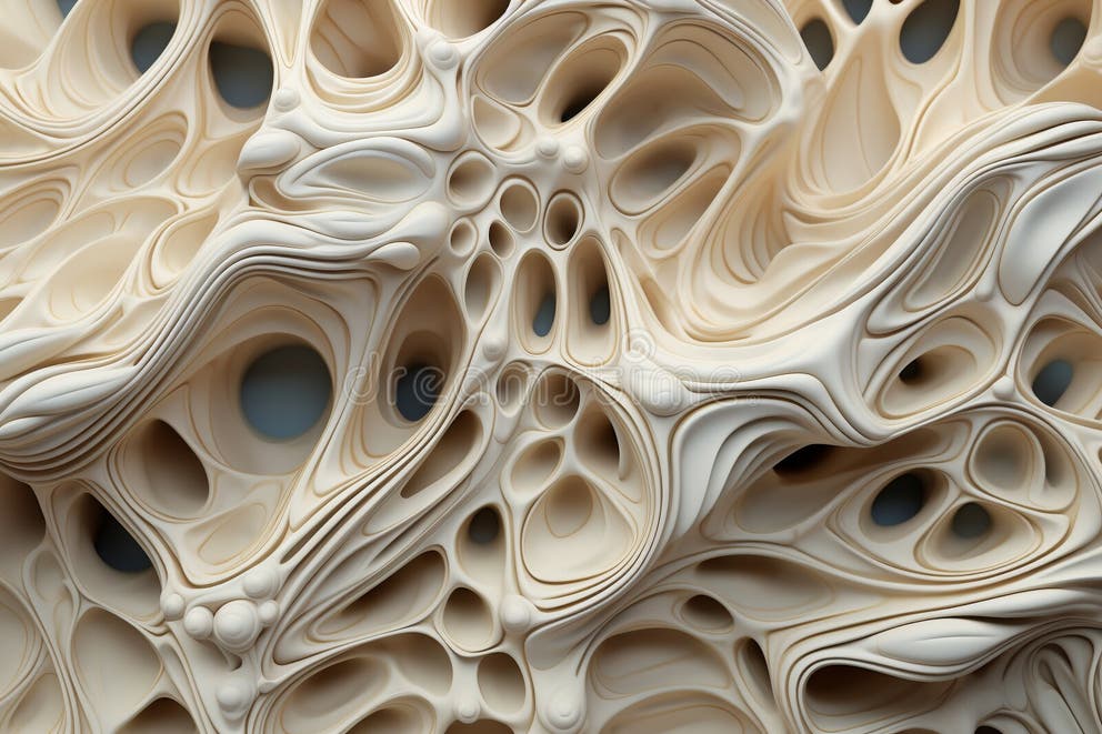 Biomorphic Design Skin Cells Texture Macro. Stock Illustration ...