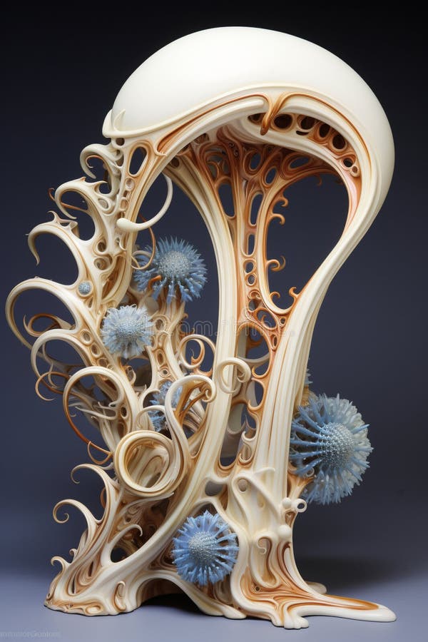 Biomorphic Design Skin Cells Texture Macro. Stock Illustration ...