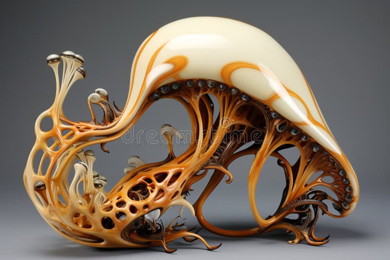 Biomorphic Design Skin Cells Texture Macro. Stock Illustration ...