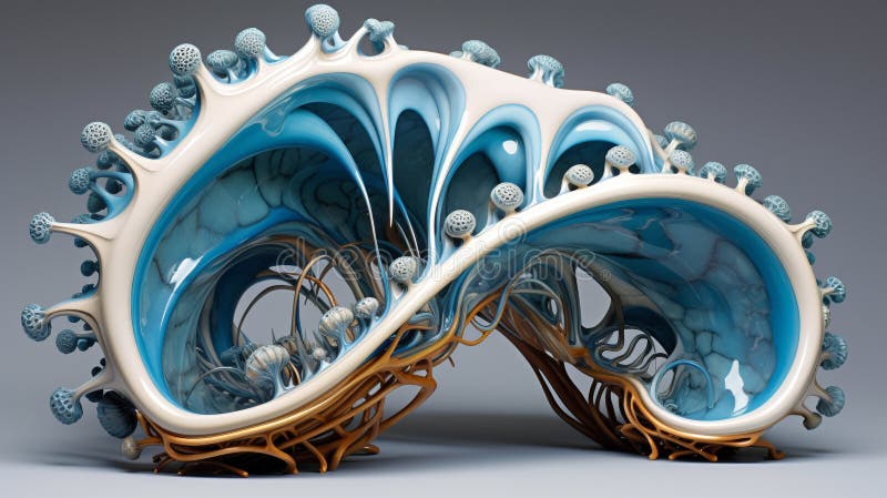 Biomorphic Design Skin Cells Texture Macro. Stock Image - Image of cell ...