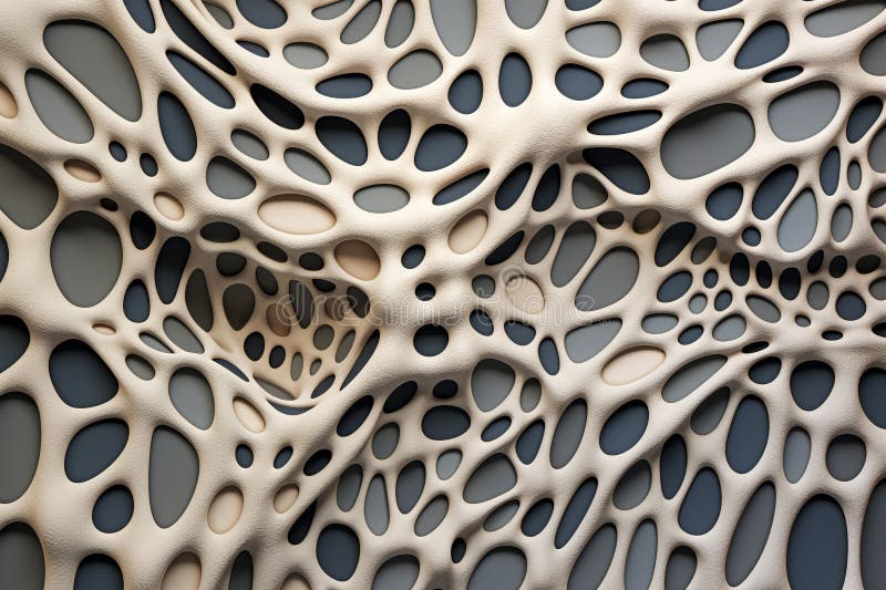 Biomorphic Design Skin Cells Texture Macro. Stock Illustration ...