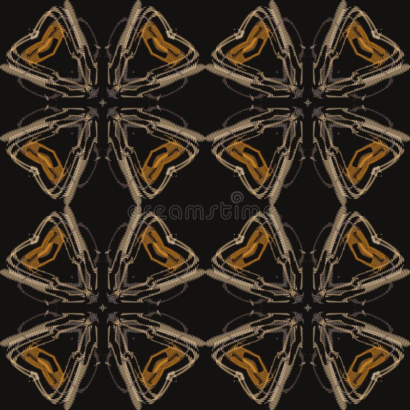 Biomorphic Highly Detailed Seamless Pattern Stock Vector - Illustration ...