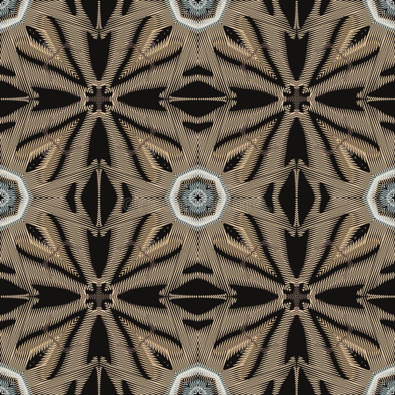 Biomorphic Highly Detailed Seamless Pattern Stock Vector - Illustration ...