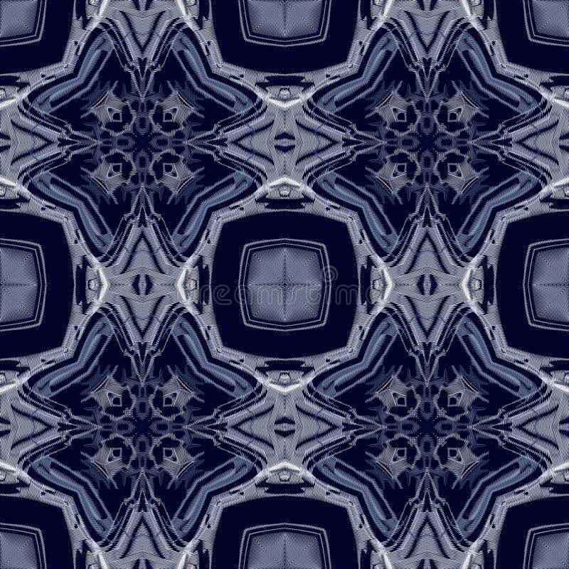 Biomorphic Highly Detailed Seamless Pattern Stock Vector - Illustration ...