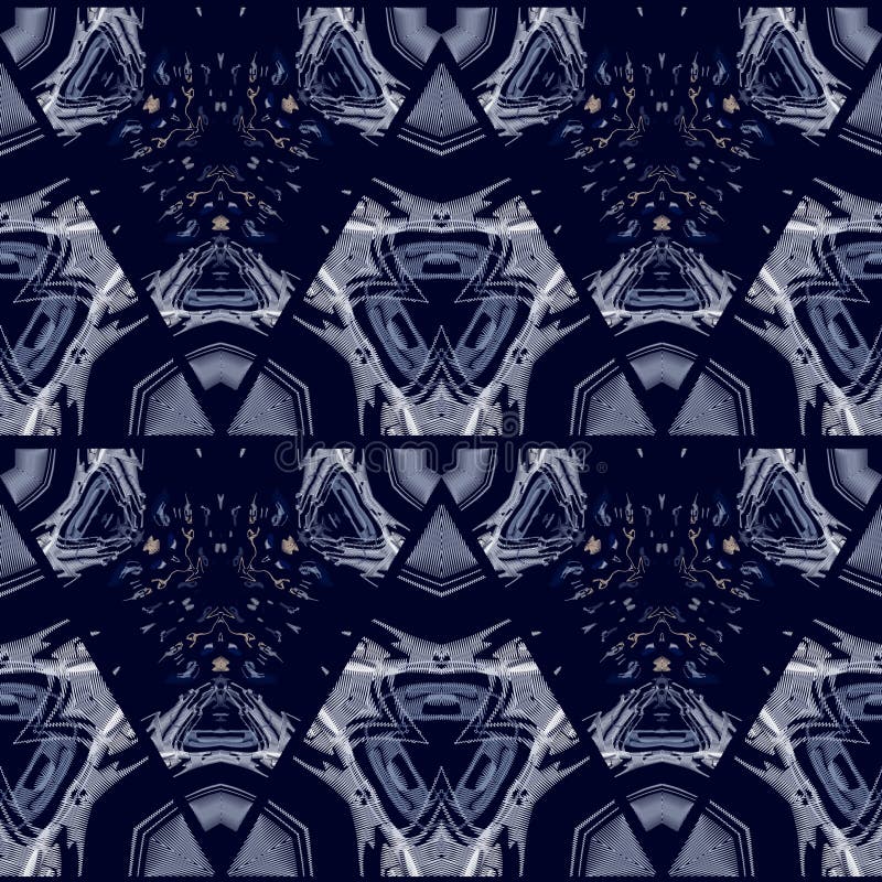 Biomorphic Highly Detailed Seamless Pattern Stock Vector - Illustration ...