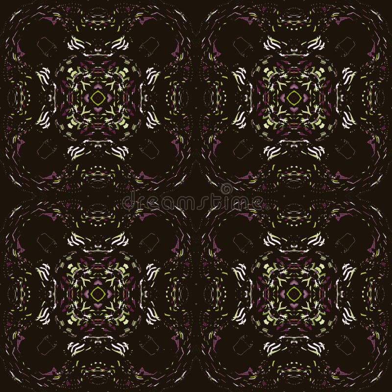 Biomorphic Particles Seamless Pattern Stock Vector - Illustration of ...