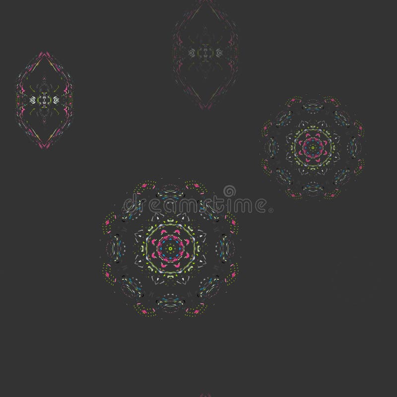 Biomorphic Particles Seamless Pattern Stock Vector - Illustration of ...