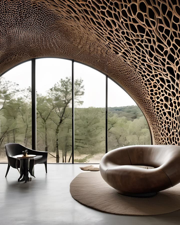 Curved Forms Inspired by the Beauty of Nature Stock Illustration ...