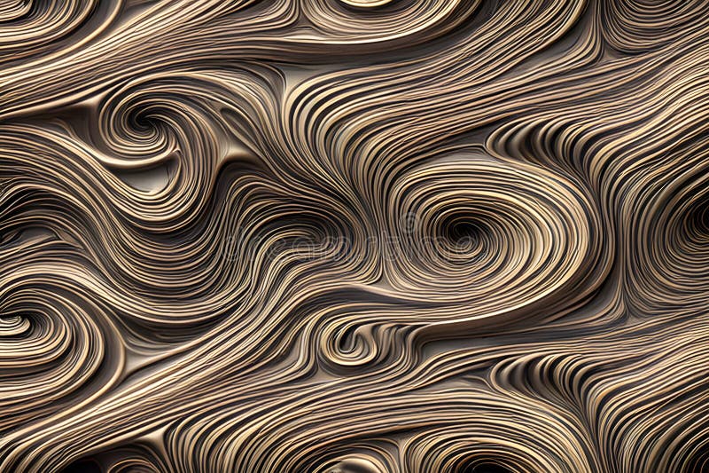 Biomorphic Texture Fluid and Curvilinear Pattern Generated by Ai Stock ...