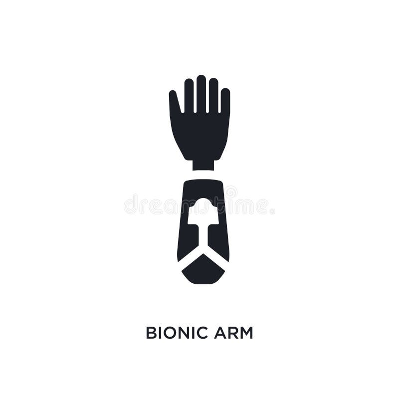 Bionic Arm Isolated Icon. Simple Element Illustration from Artificial ...