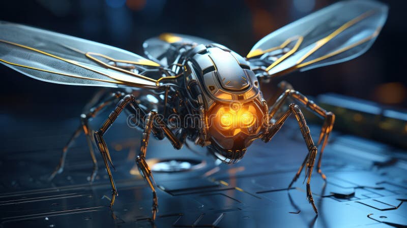 Bionic Bee Flying, Transclucent Wings, Robotic Bug, Robotic Bee, Wasp ...