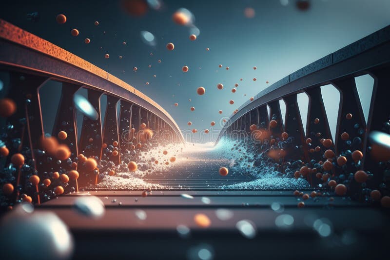 Bionic Bridge: Hyper-Detail Photography with Unreal Engine 5 Stock ...