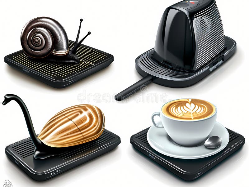 Bionic Design of Coffee Machine, a Collection of Objects with a Snail ...