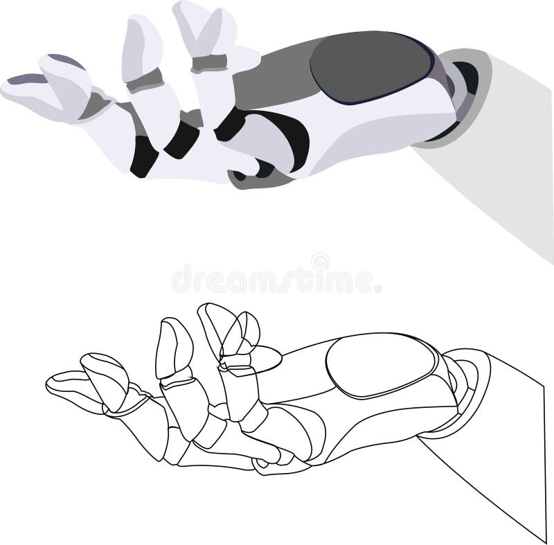 Bionic Hand Bionic Hand for Hospital Prosthesis Stock Vector ...