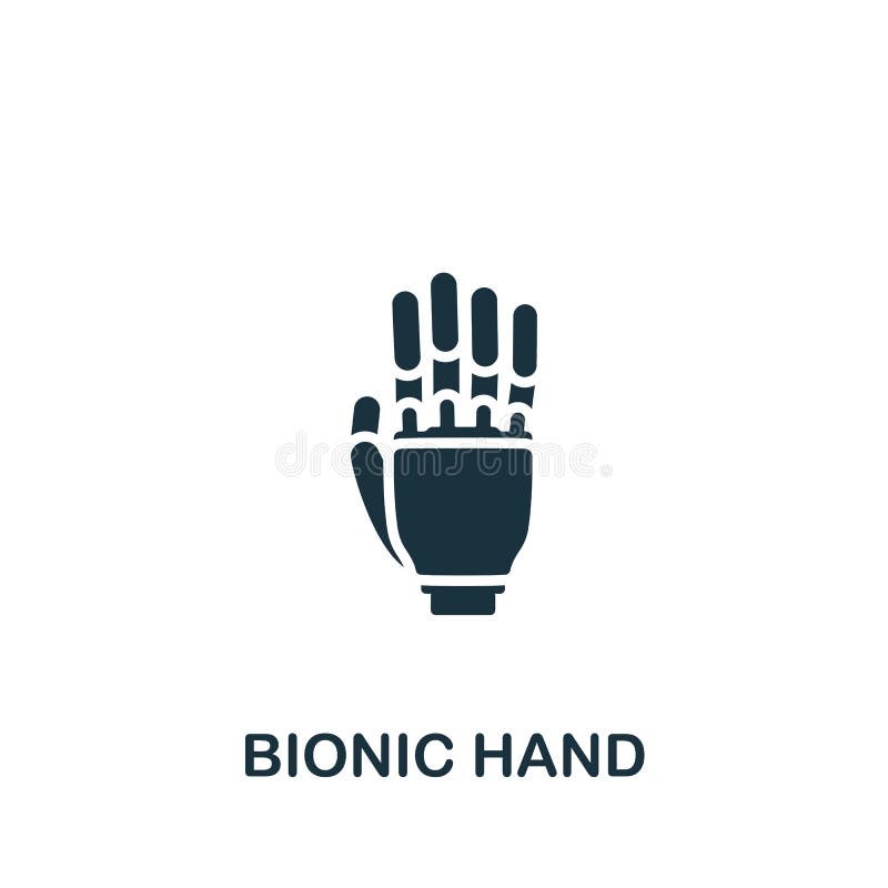 Prosthetic Arm Icon. Simple Line Element Prosthetic Arm Symbol for ...