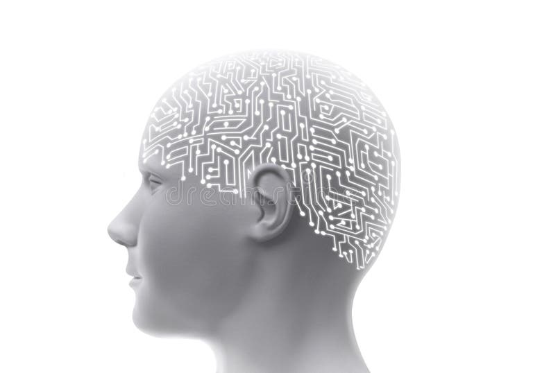 Bionic Human Head with Integrated Circuits and Mechanisms in the Brain ...