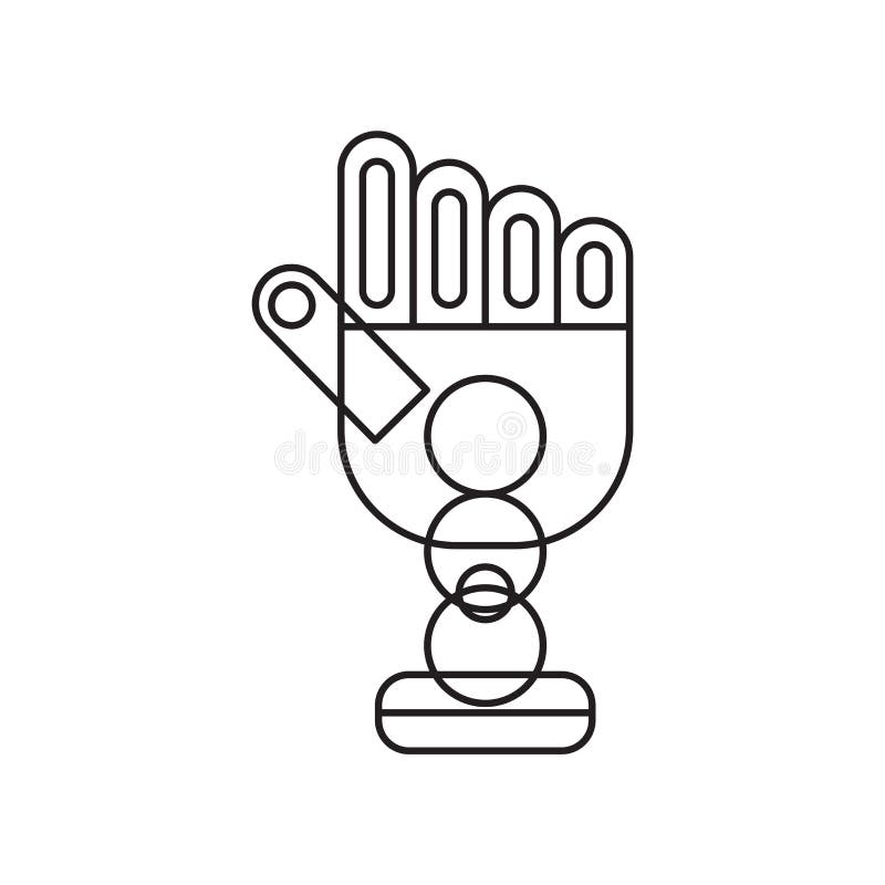 Bionic Icon Vector Isolated on White Background, Bionic Sign , Line or ...