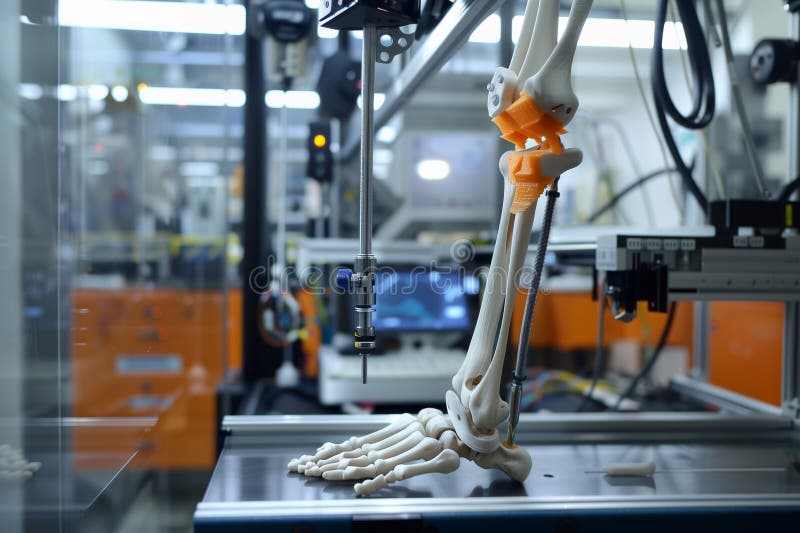 Bionic Leg Prosthesis Imitating Human Bones Printed on a 3D Printer ...