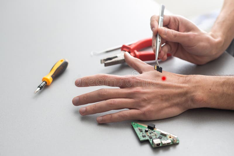 Bionic Microchip Inside Human Body - Future Technology and Cybernetics ...