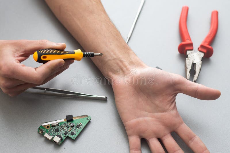 Bionic Microchip Inside Human Body - Future Technology and Cybernetics ...