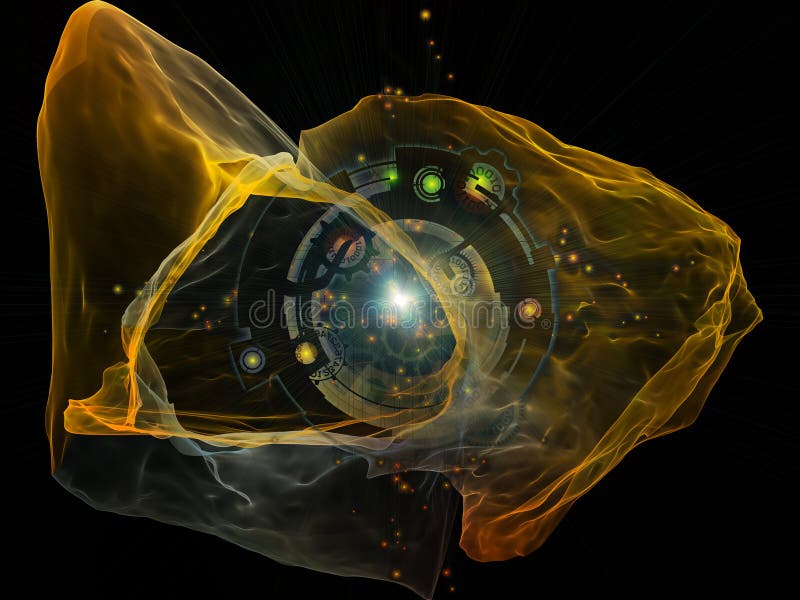 Bionic Particle stock illustration. Illustration of science - 155600263