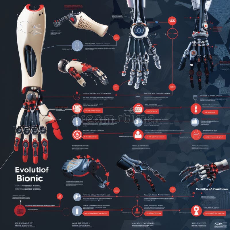 Bionic Prostheses Technological Progress Stock Image - Image of bionic ...
