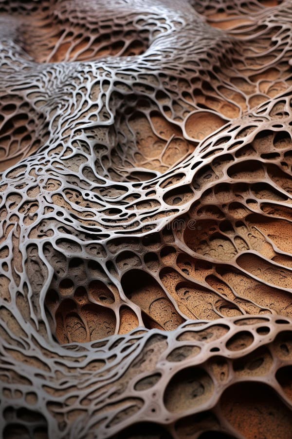 Bionic Surface Freeform Natural Soil Texture Stock Illustration ...