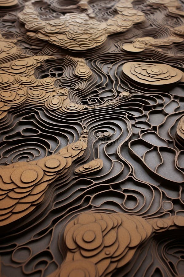 Bionic Surface Freeform Natural Soil Texture Stock Image - Image of ...