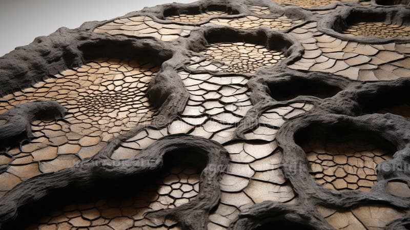 Bionic Surface Freeform Natural Soil Texture Stock Photo - Image of ...